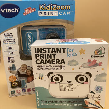 VTech KidiZoom PrintCam Vs. Kidamento Model P Instant Print Camera ...